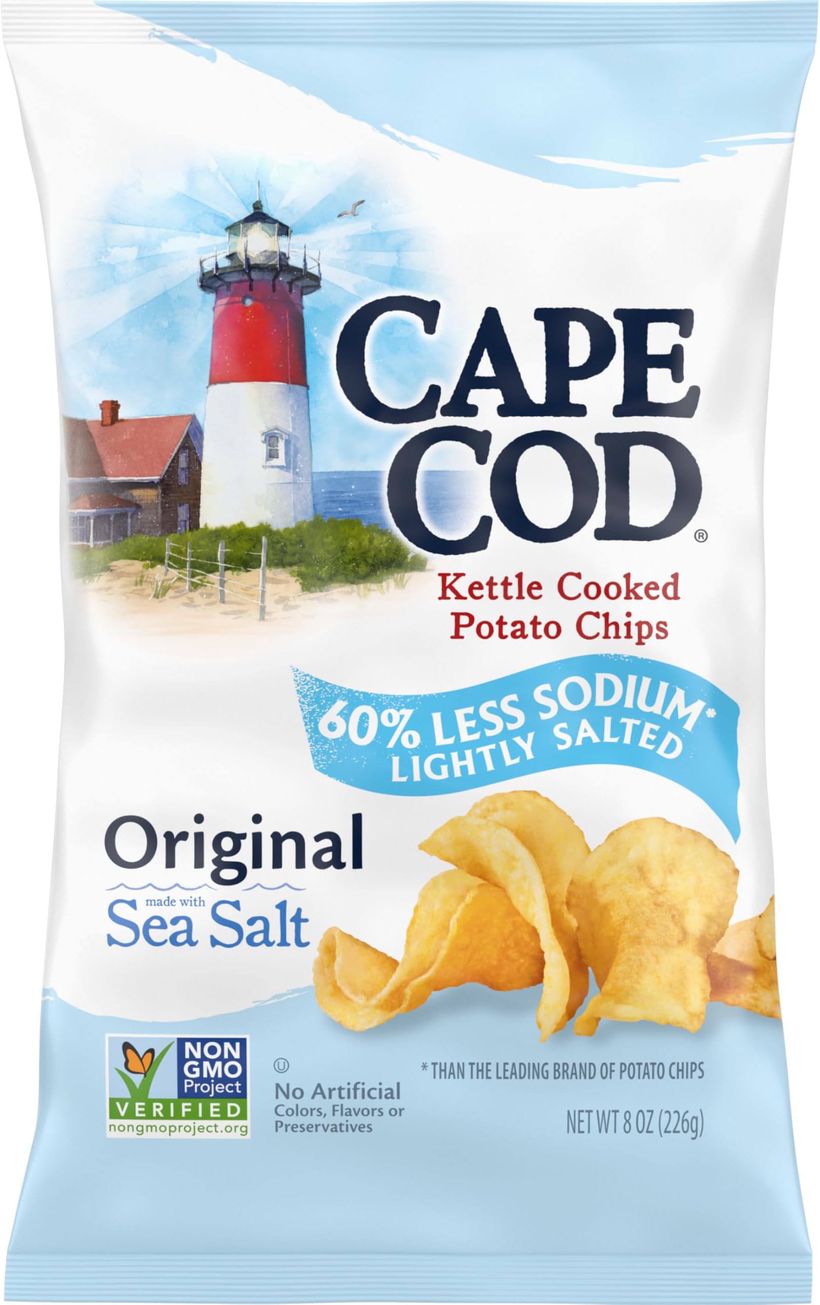 Amazon.com: Cape Cod Original Kettle Cooked Potato Chips, 2.5 Oz (Pack ...