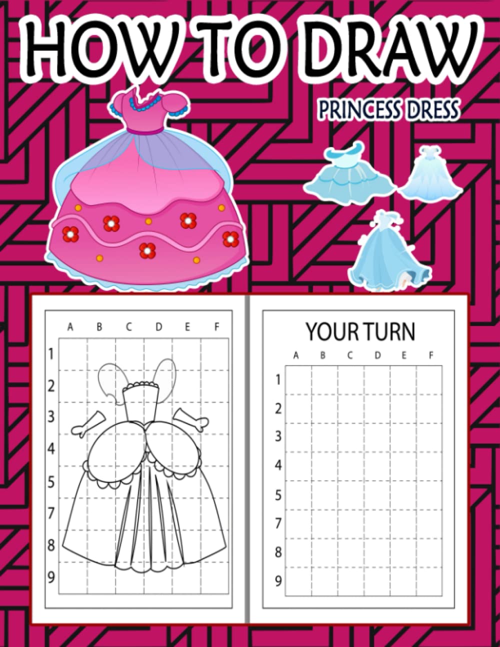 How to Draw Princess Dress: Easy Way to draw Princess, Learn To Draw ...