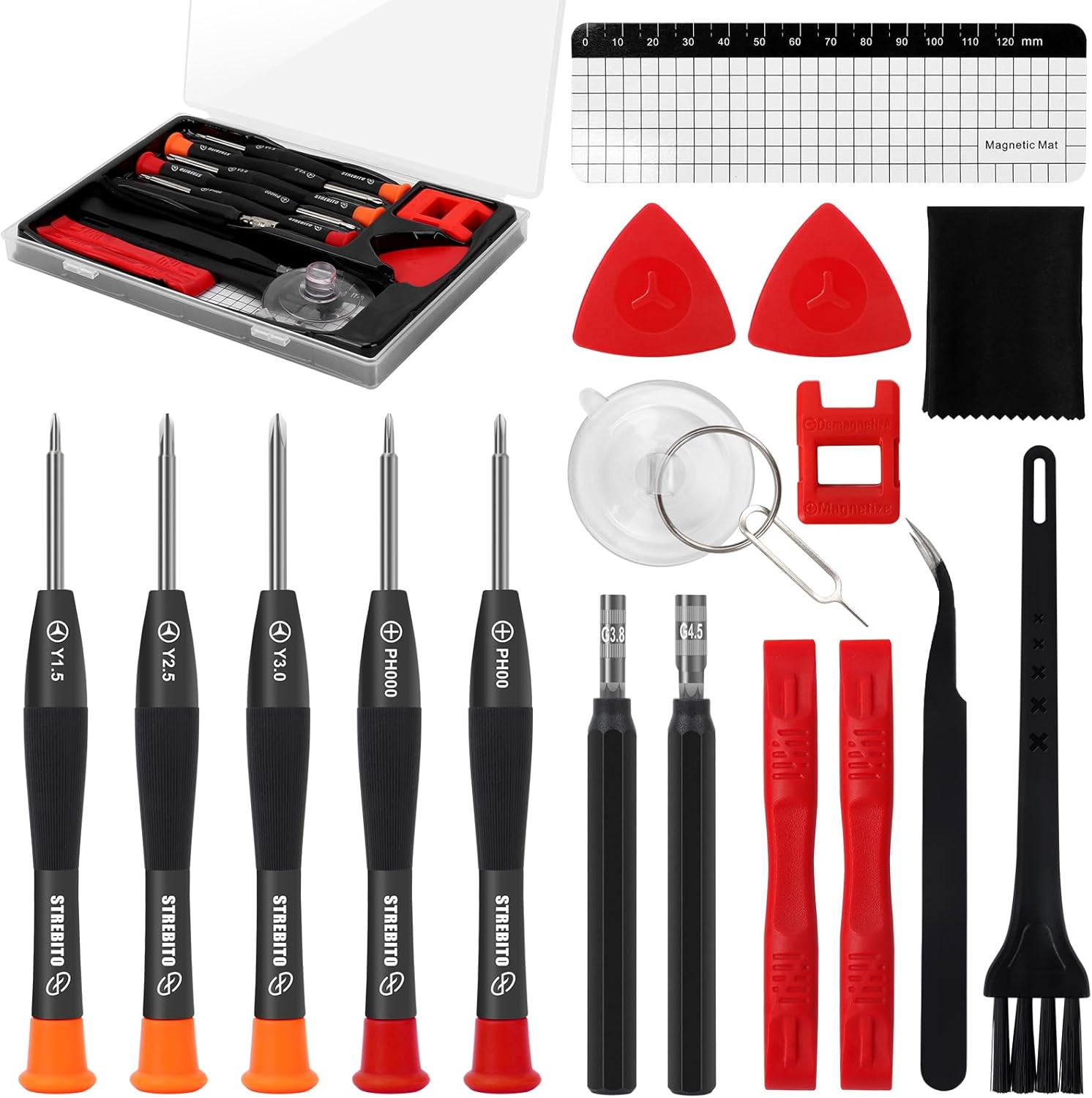 STREBITO Triwing Screwdriver for Nintendo Switch, 17 in 1 Precision ...