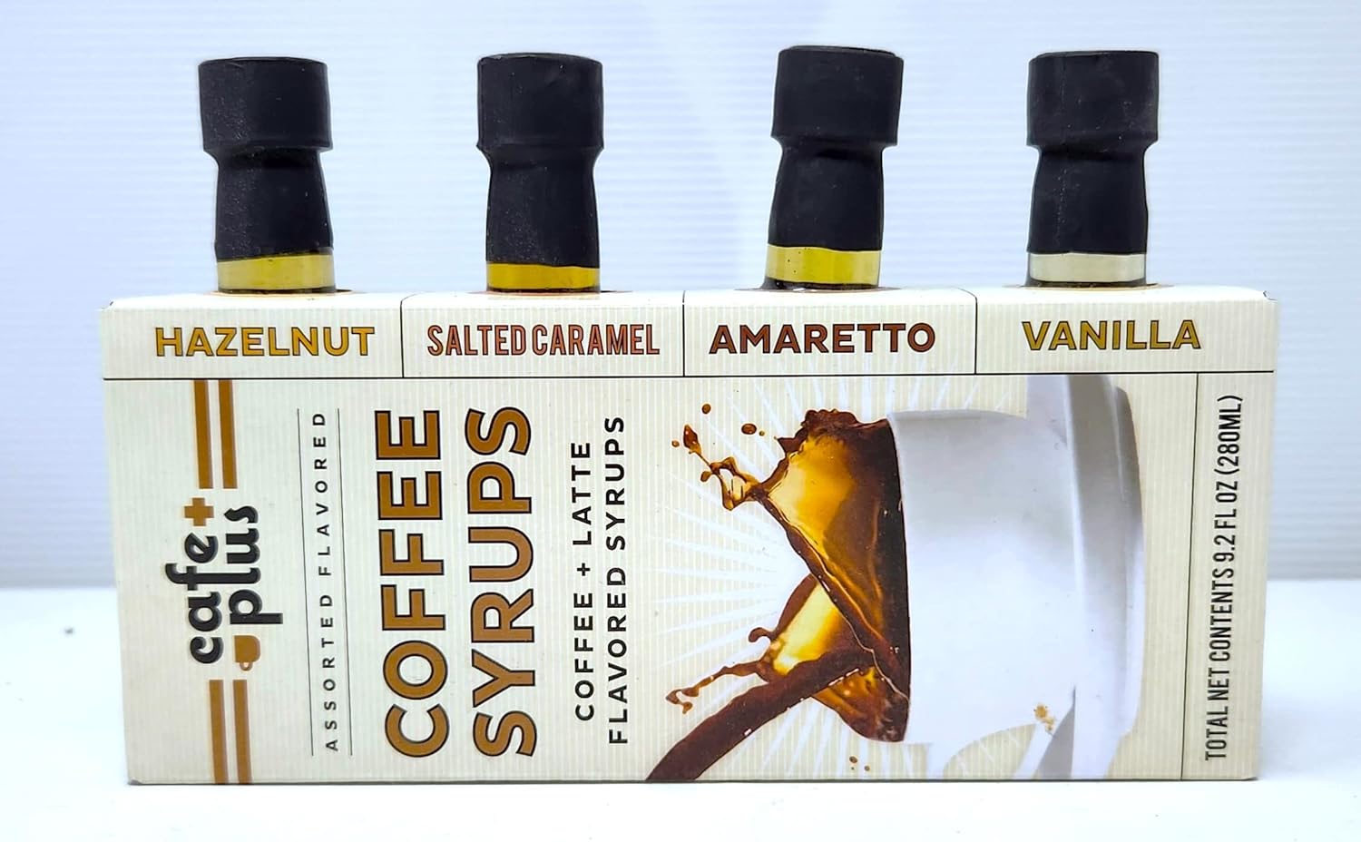 Amazon.com: Cafe Plus Coffee Syrups Coffee & Latte Flavored Syrups ...