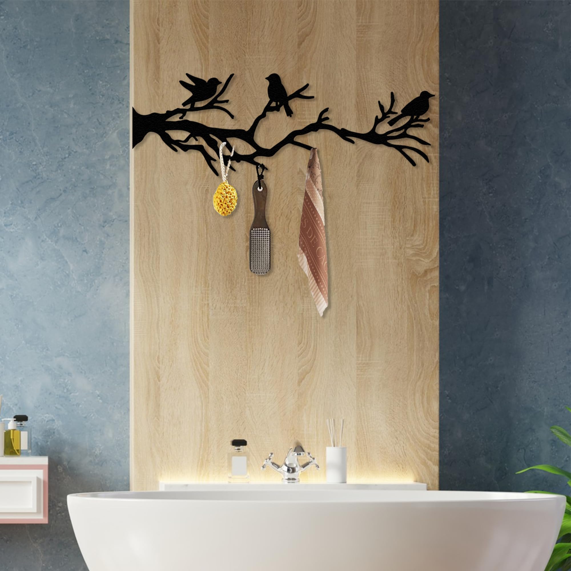 Unique Wall Decor Coat Hanger Creative Piano Key Wall Rack Wall