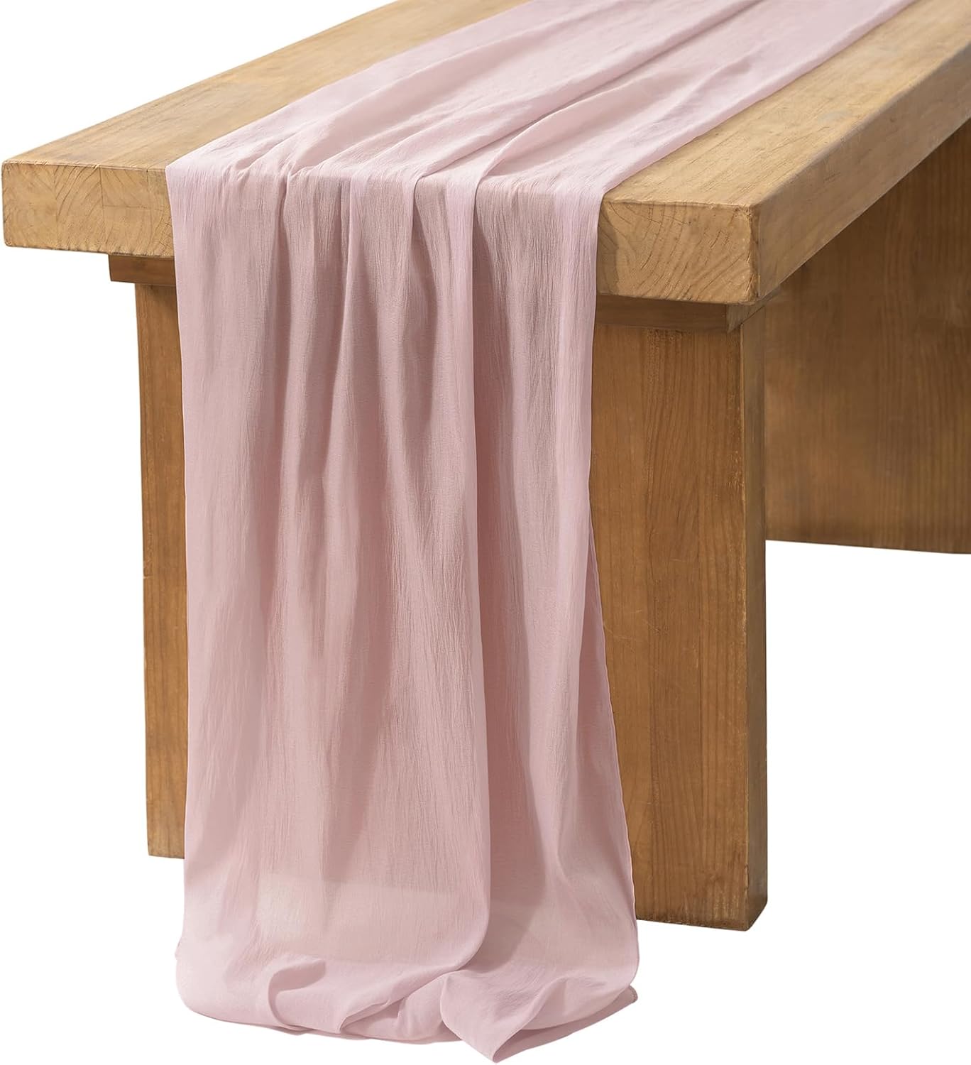 Amazon.com: Ling's Moment 14Ft Chiffon Table Runner, Sage Purple Sheer ...