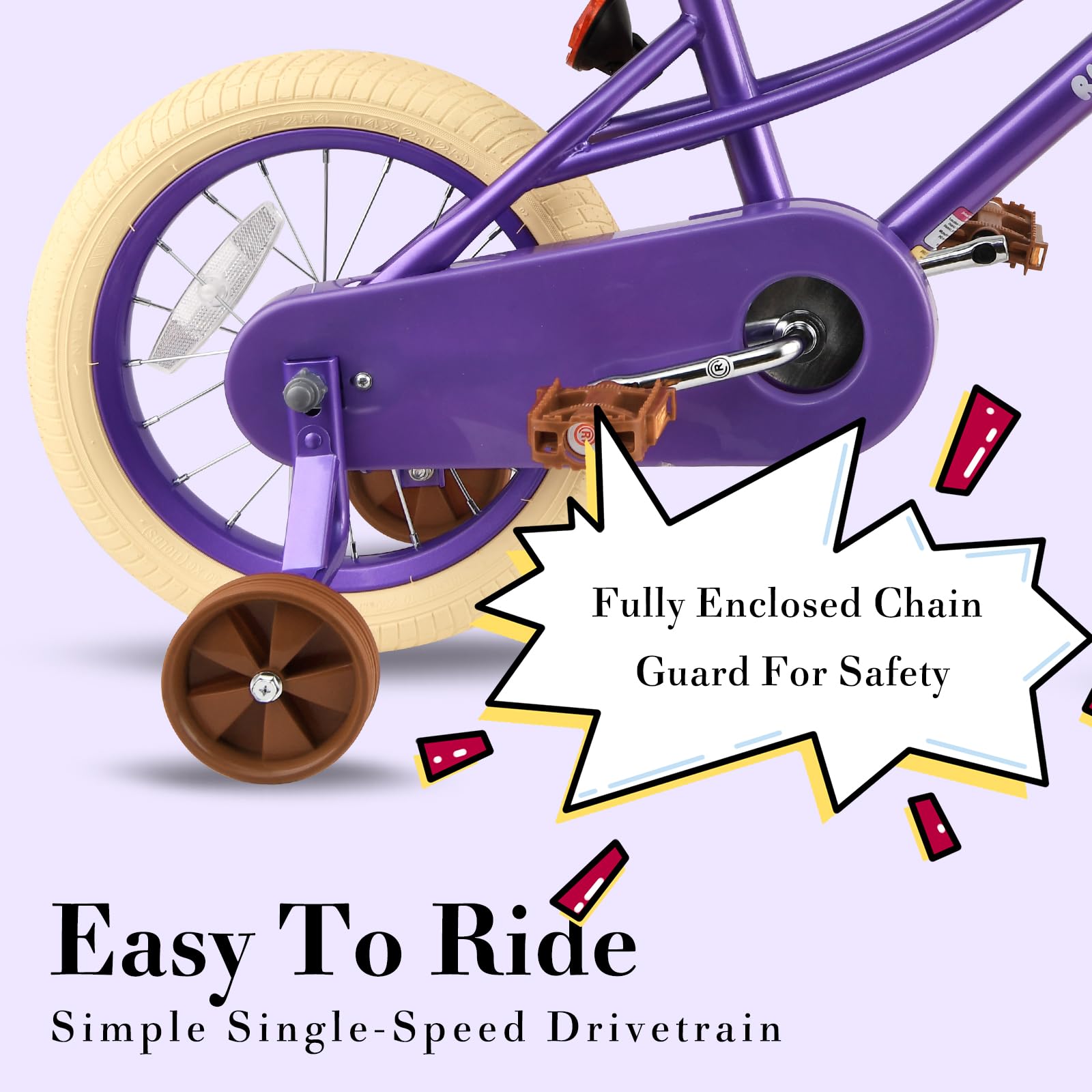 Snapklik.com : RULLY 12" Donna Bike For Age 2 3 Year Old Toddlers And ...