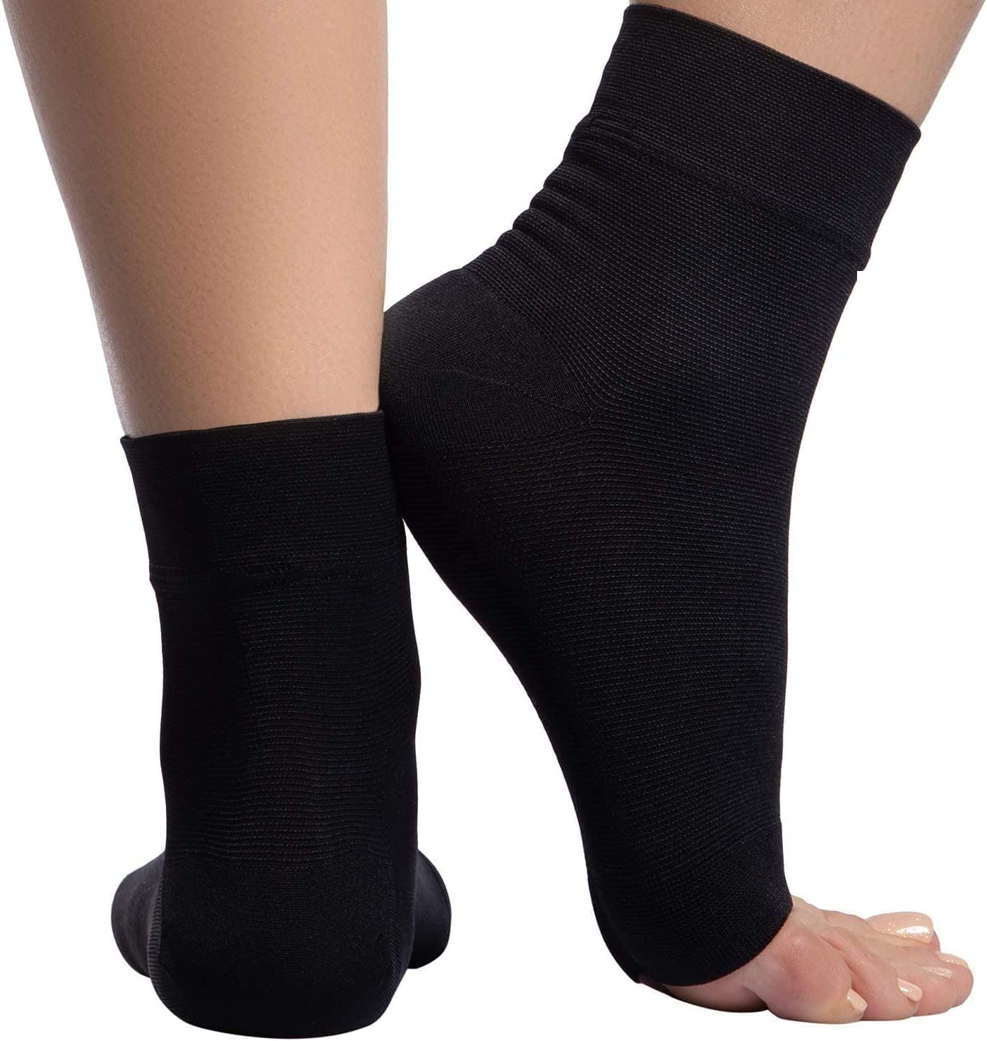 Amazon.com: KEMFORD Ankle Compression Sleeve - 20-30mmhg Open Toe ...