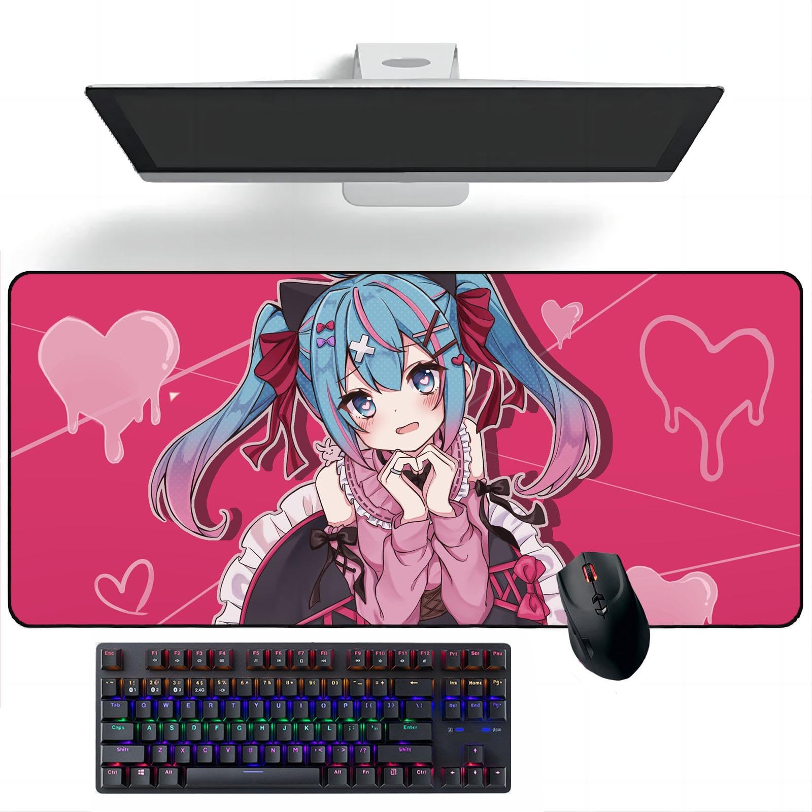 Amazon.com: ZEKYGPP Anime Mouse pad Hatsune Miku Anime Mouse Pads ...