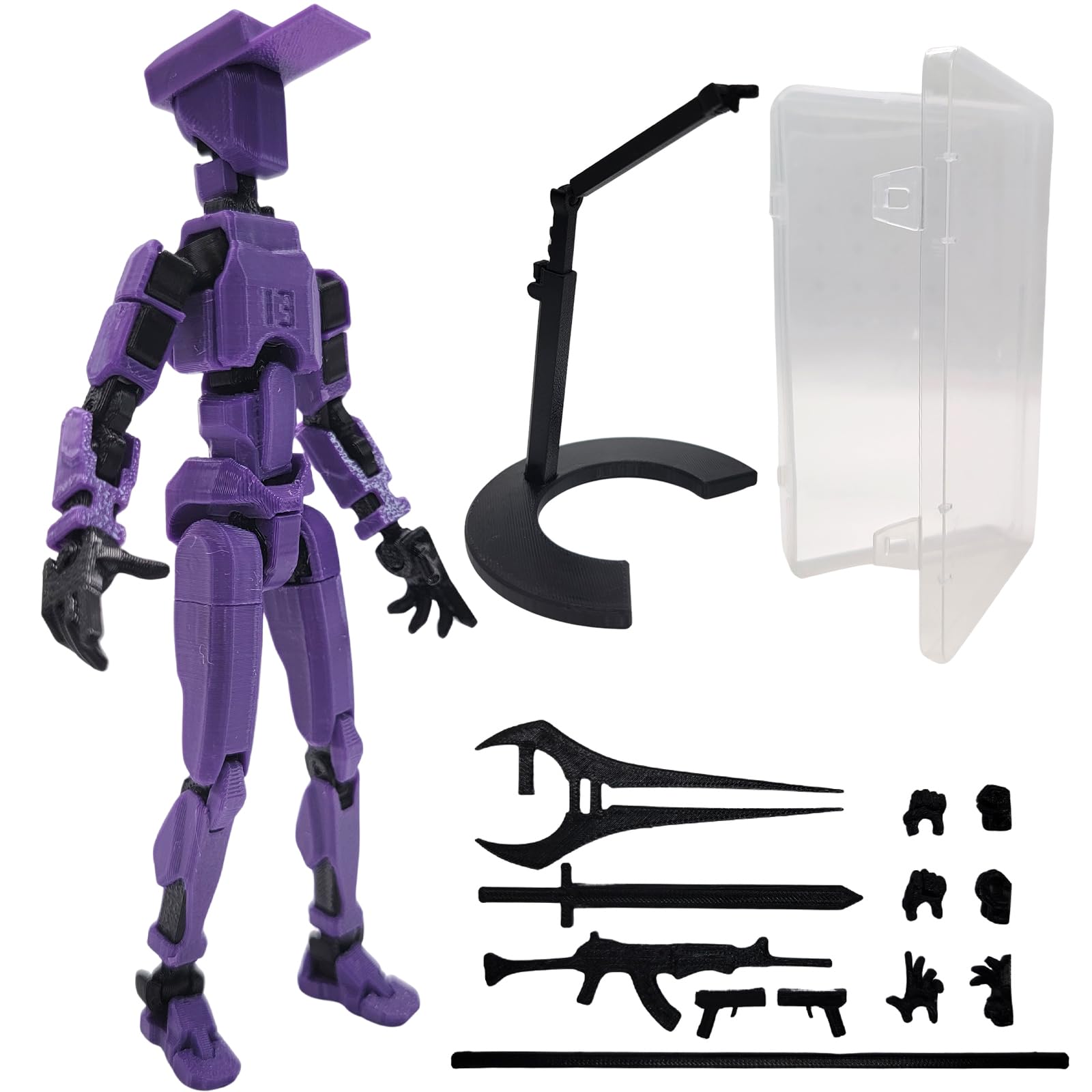 Amazon.com: Assembled T13 Action Figure with Stand, 3D Printed Dummy 13 ...