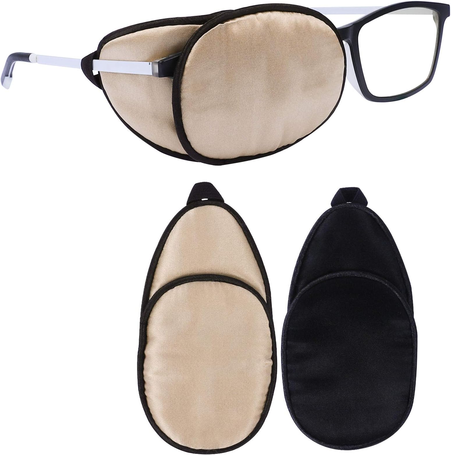 Amazon.com: 12 Pack Glasses Translucent Eye Patch for Glasses Vision ...