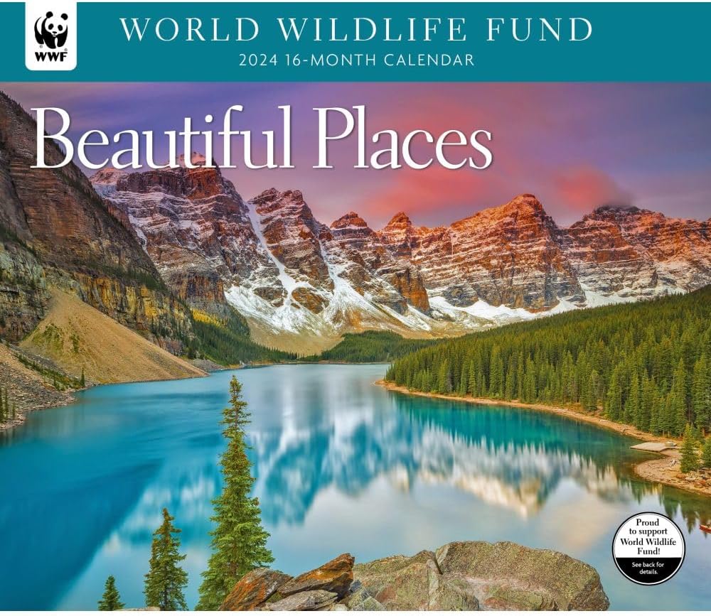 Amazon.com: Calendar Ink, Most Beautiful Places WWF 2024 Wall Calendar : Office Products