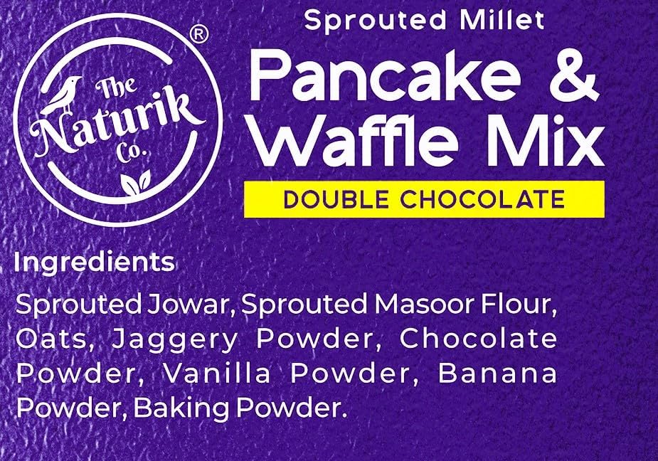 Naturik Co Millet Double Chocolate Pan cake & Waffle Mix - Pack Of 4 ...