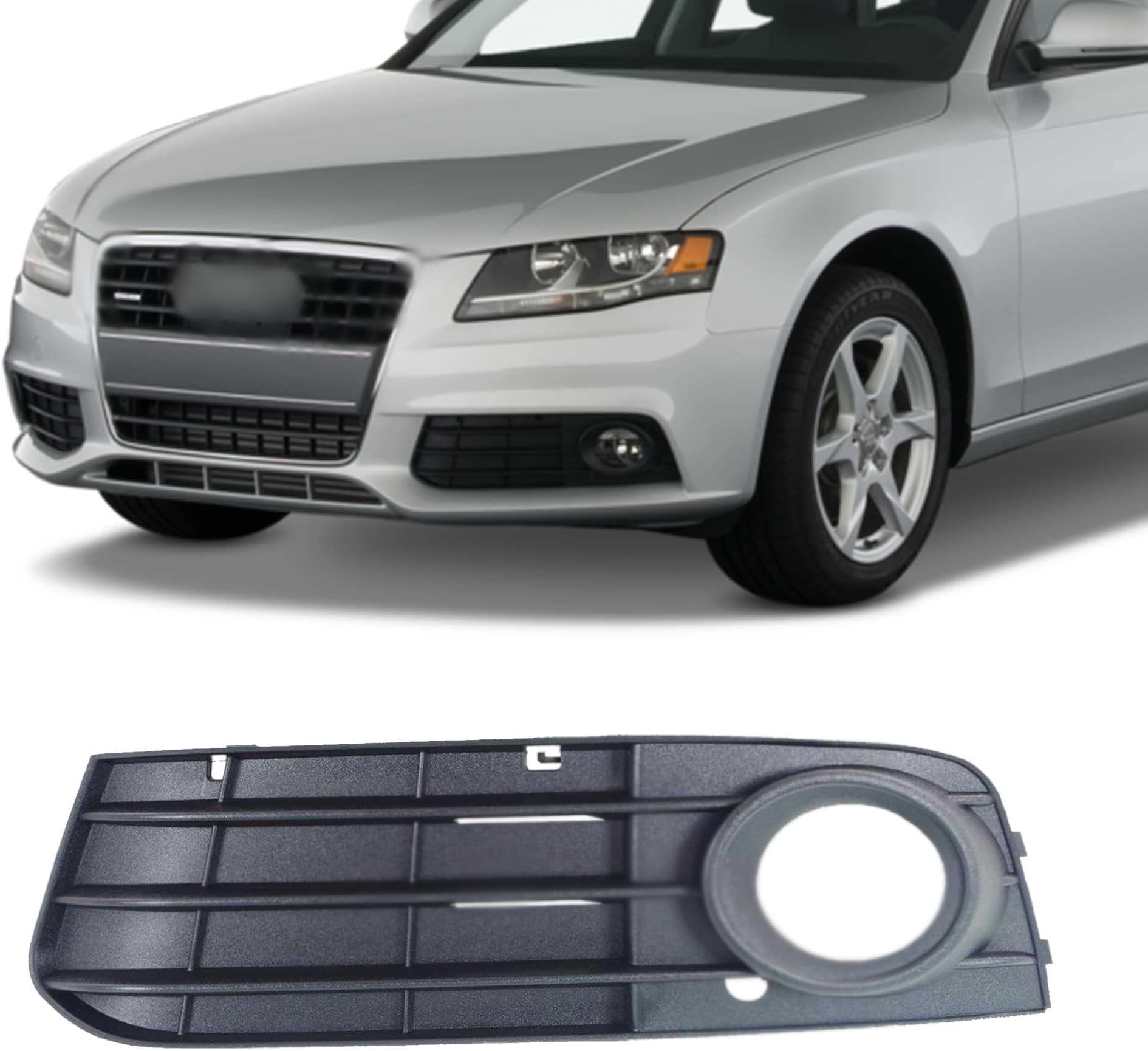 Amazon.com: UPPARTS Fog Light Cover For 2009 2010 2011 2012 Audi A4 ...