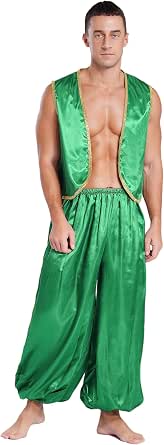 Amazon.com: ranrann Desert Prince Costume for Adult Arabian Prince ...