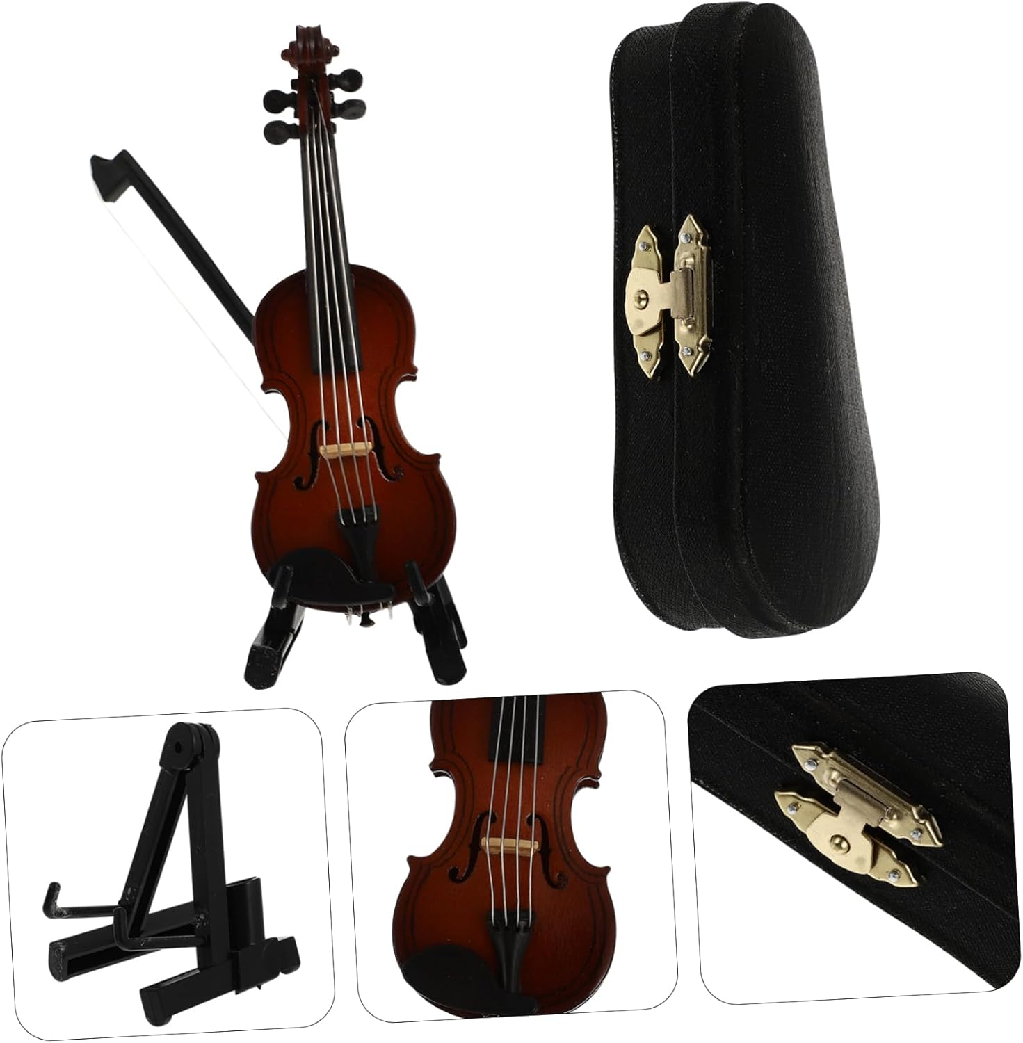1 Set Violin Model Models Ornament Decor Dollhouse Violin Mini Musical ...