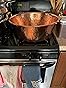 Amazon.com: Hammered Copper Jam Pan – Large Deep Maslin Pot with 2 ...