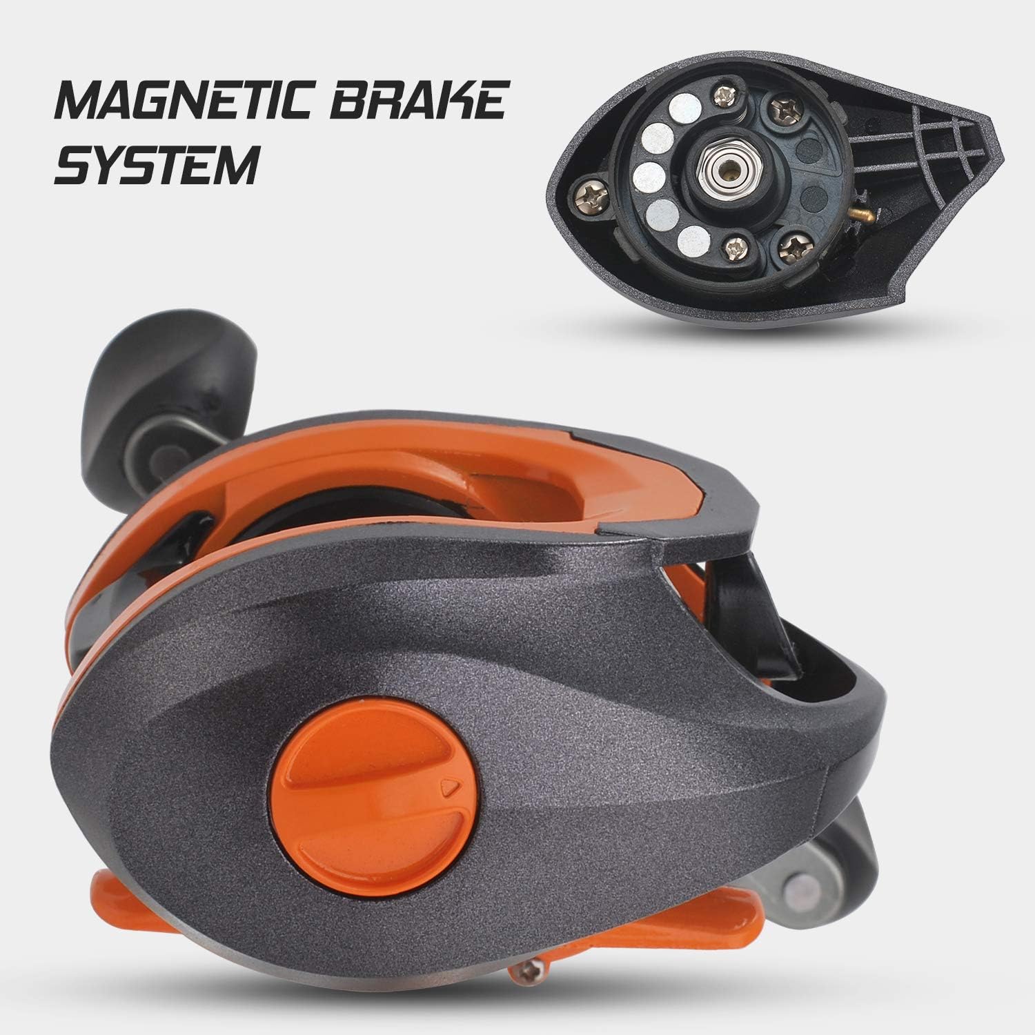 Lixada Ultralight Baitcasting Reel 17+1BB High Speed 7.2:1 Gear Ratio ...