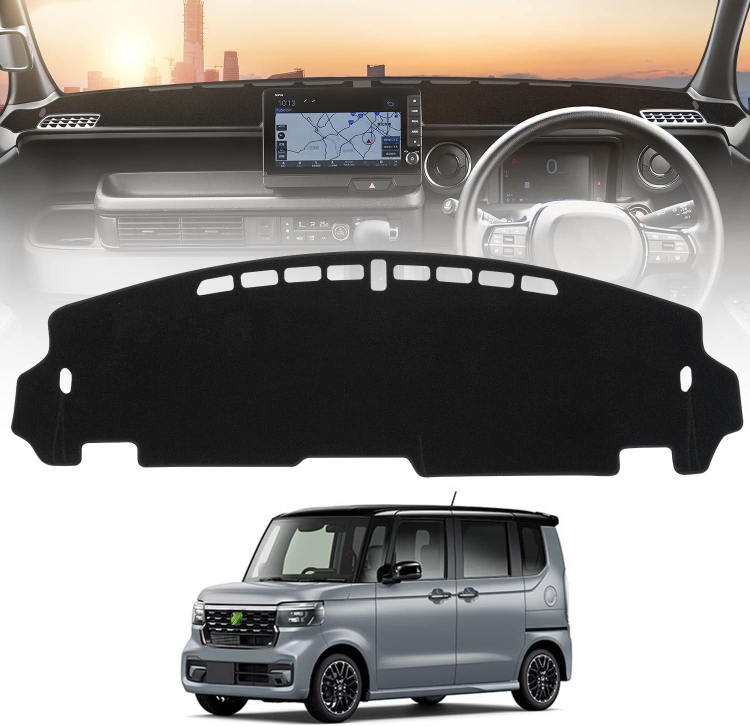 Amazon | Virauto ホンダ N-BOX JF5 ダッシュボードマット JF6 ダッシュボードカバー 車型専用設計 ダッシュマット HONDA NBOX JF5 JF6 2023年 ...