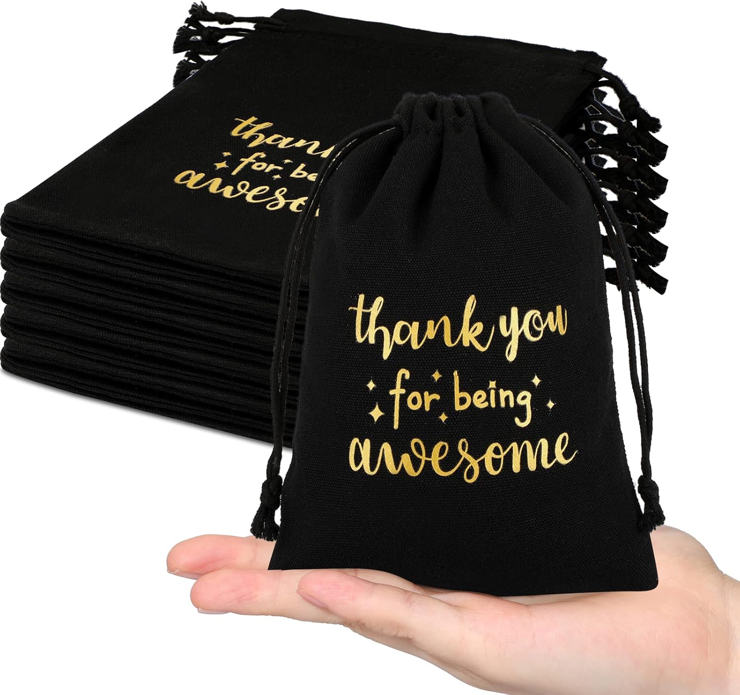 Amazon.com: Fumete 20 Pcs Gift Drawstring Bags for Employee Coworker ...
