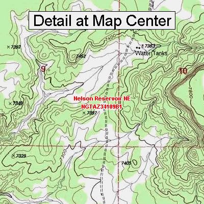 Amazon.com: USGS Topographic Quadrangle Map - Nelson Reservoir NE ...
