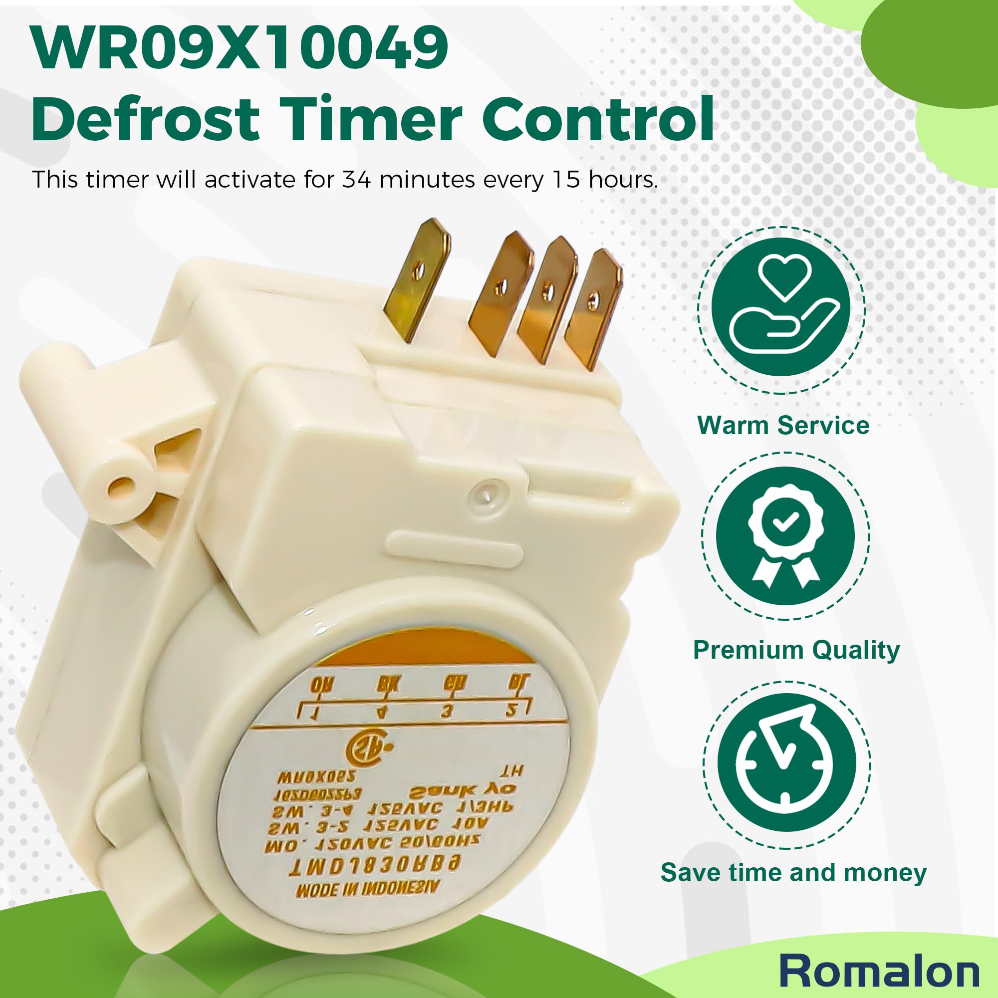 Snapklik.com : WR9X502 Defrost Timer Control Replacement Part ...