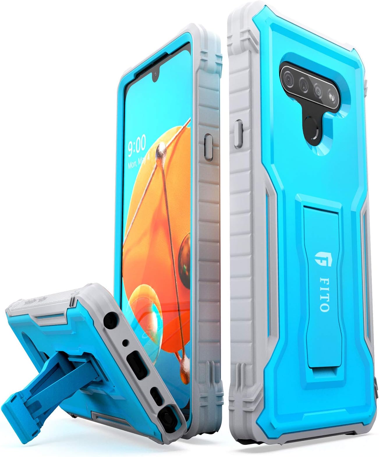 Amazon.com: TJS Compatible with LG K51 Case, LG Q51 Case, LG Reflect ...