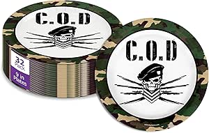 Amazon.com: COD Birthday - 32 Piece Disposable Party Supplies ...