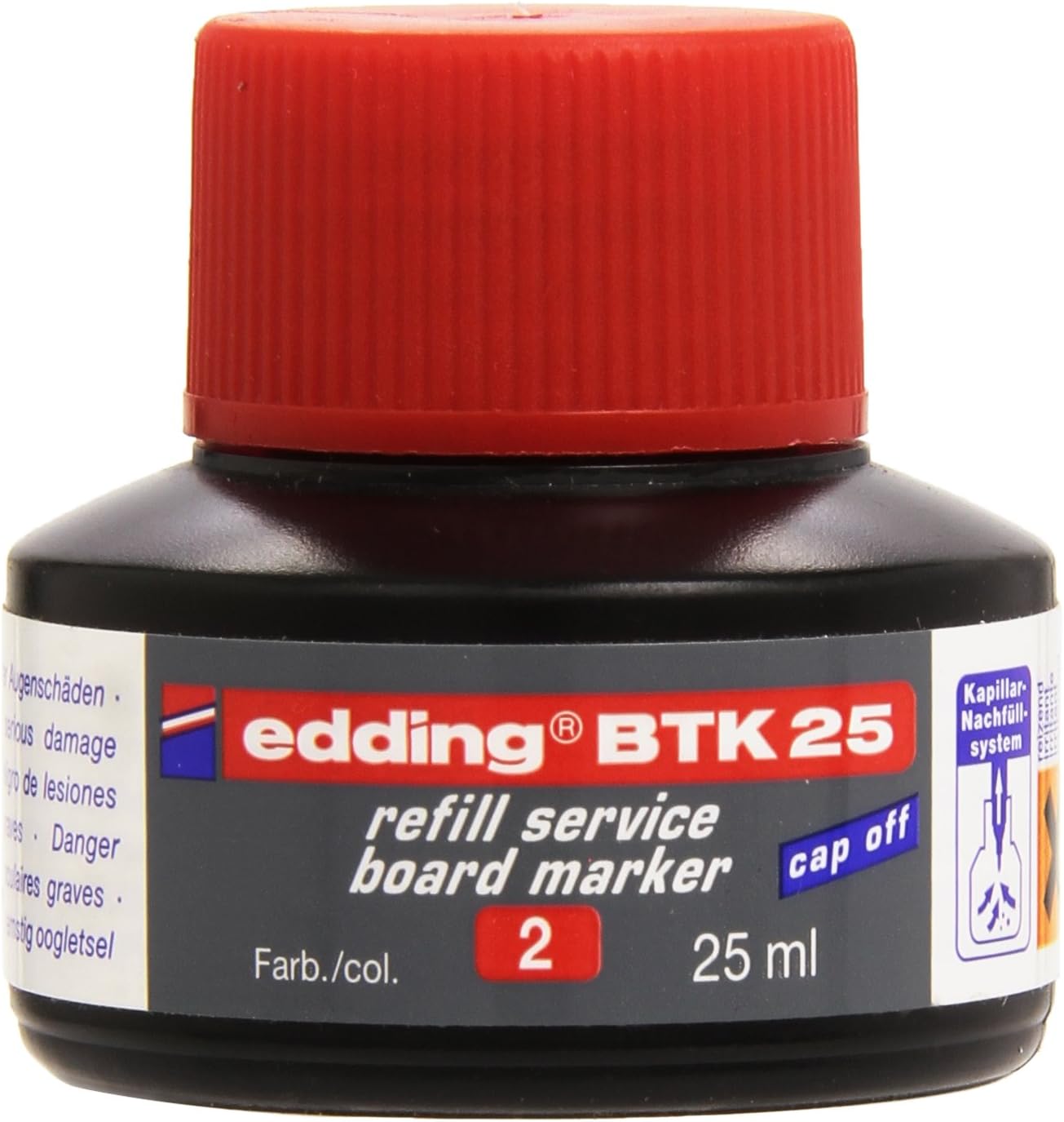 edding BTK 25 refill ink whiteboard marker - red - 25 ml - with ...