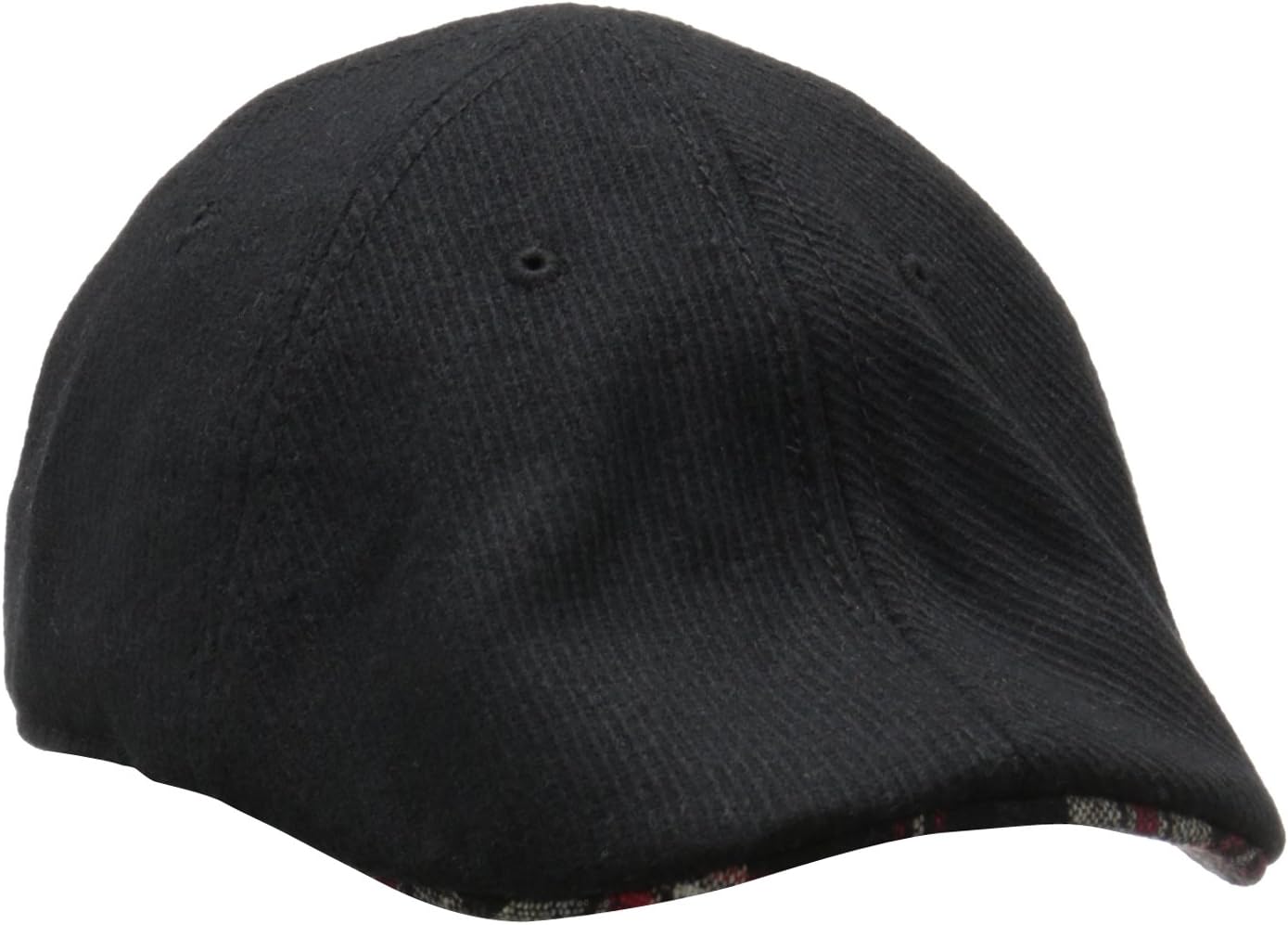 Perry Ellis Men's Driver Cap with Plaid, Black, Small/Medium at Amazon ...