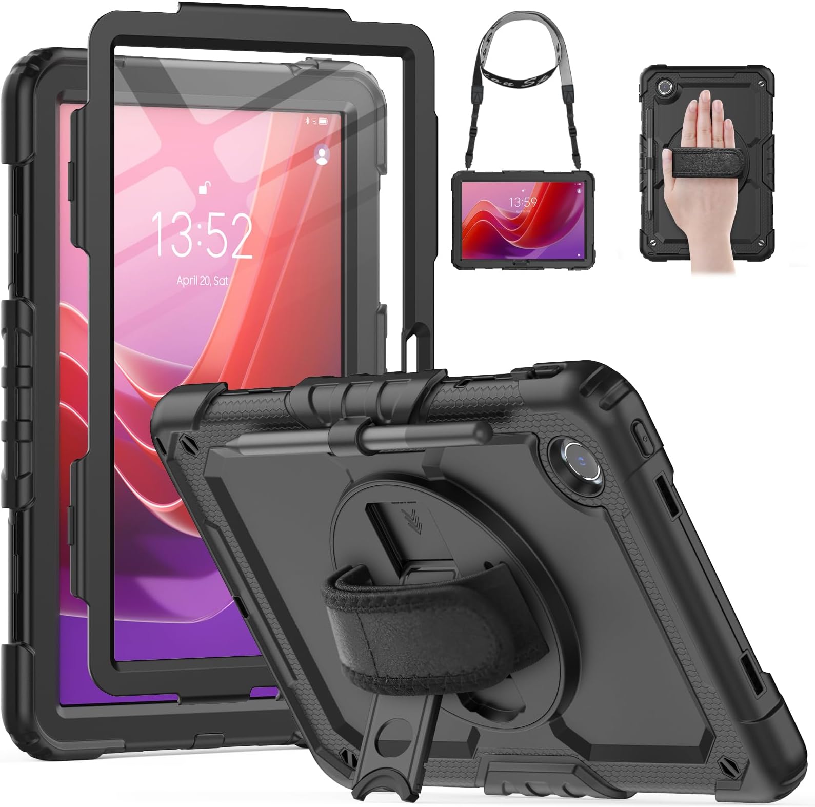 Amazon.com: HXCASEAC Case for Lenovo Tab M11/K11 LTE 11’’ with Screen ...