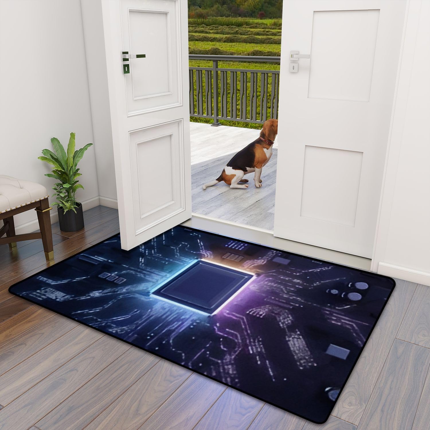 Amazon.com: FUIENCFKE Area Rug Central Computer Processors Motherboard ...