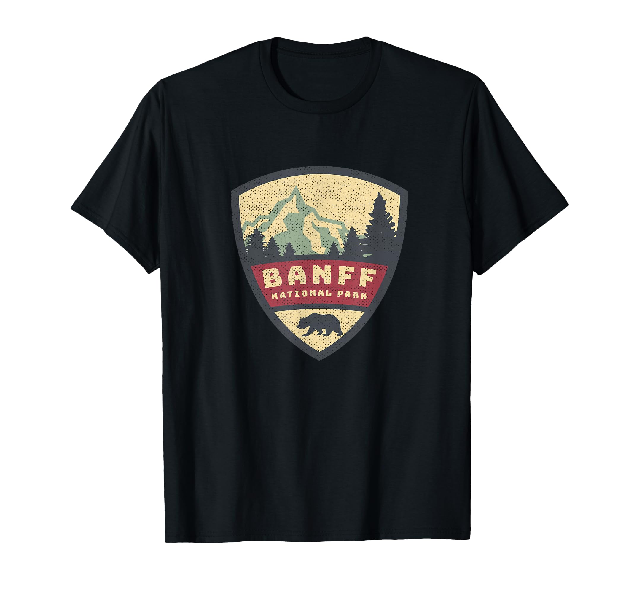 Vintage Retro Canadian Banff National Park Shirts Souvenirs T-Shirt ...