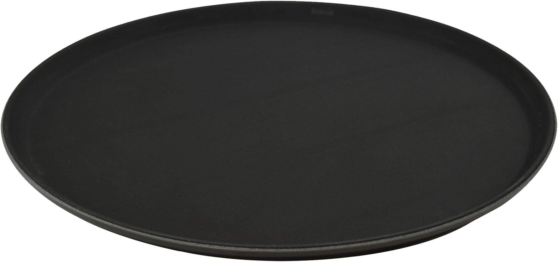 Minekkyes 4-Pack Plastic Round Restaurant Serving Trays, Round Non Slip ...