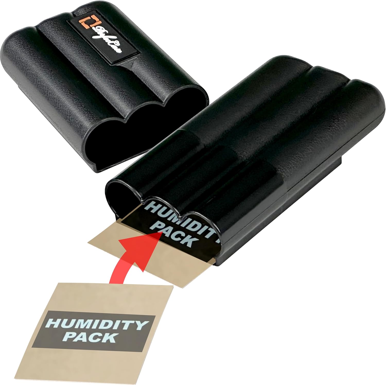 Amazon.com: Perfec - PerfecCase 3-Finger Cigar Humidifier Case ...