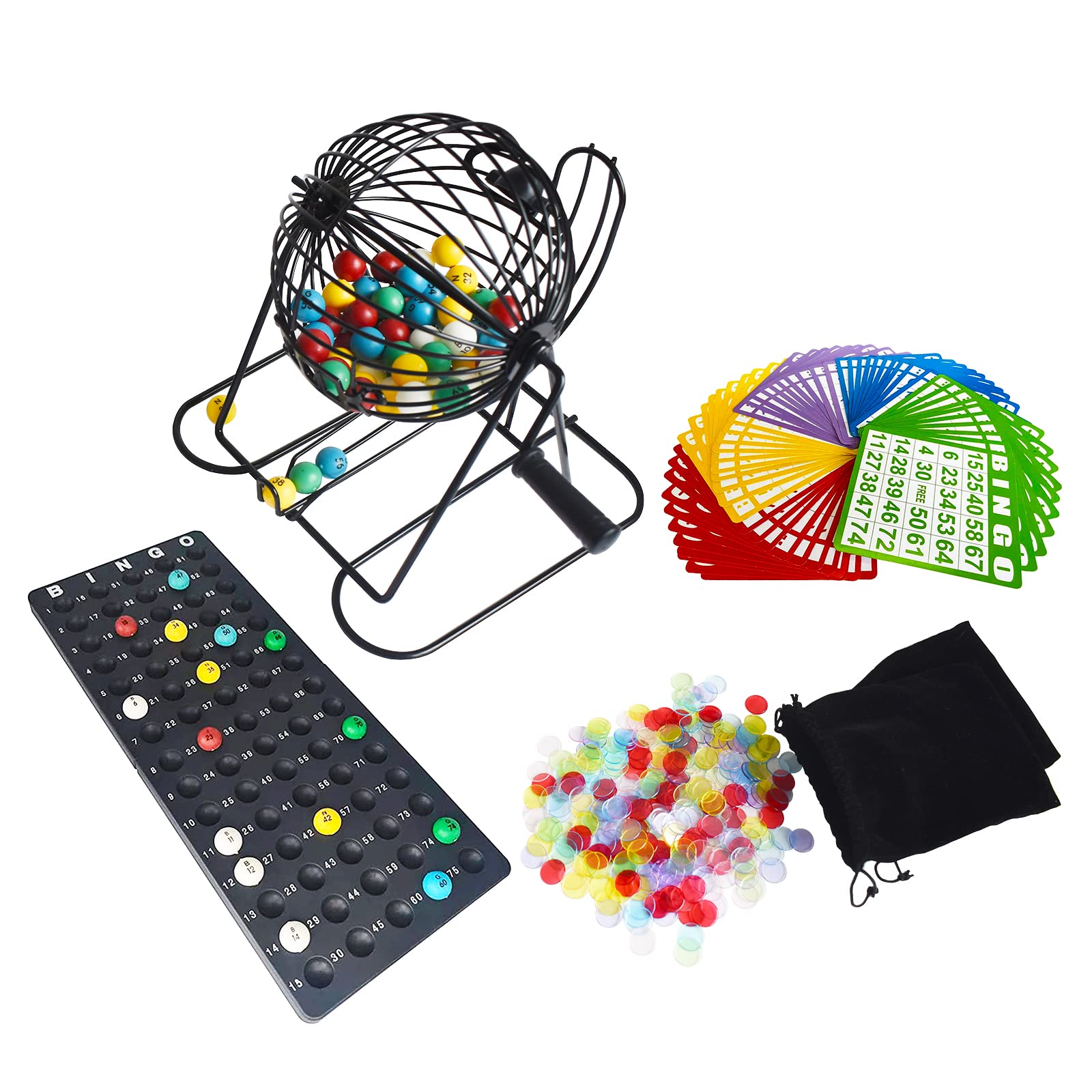 Yuanhe Deluxe Bingo Set With 6 Inch Bingo Cage 75 | Desertcart Angola