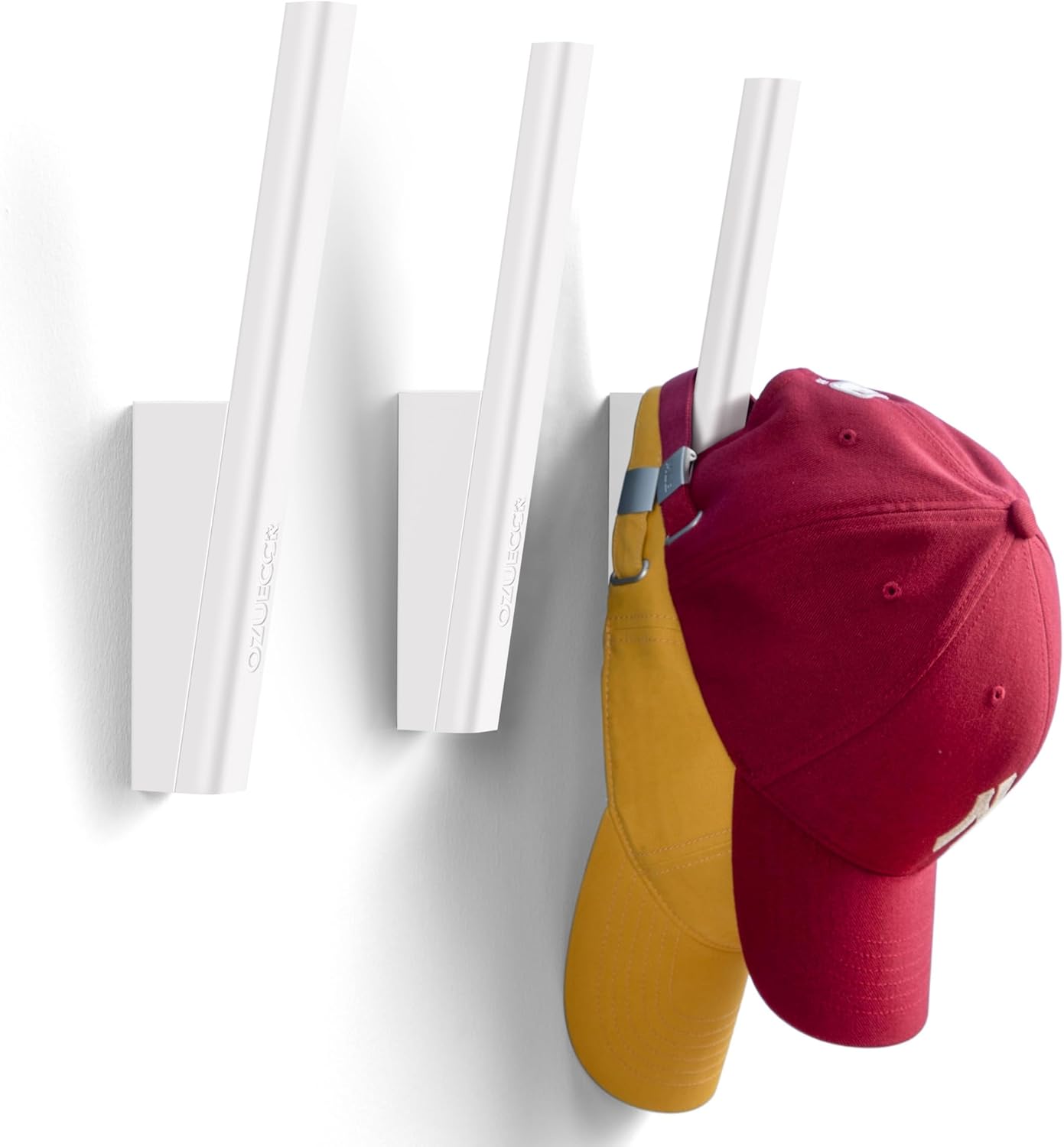 Amazon.com: Ozueccr Hat Rack for Baseball Caps – Wall Mounted Vertical ...