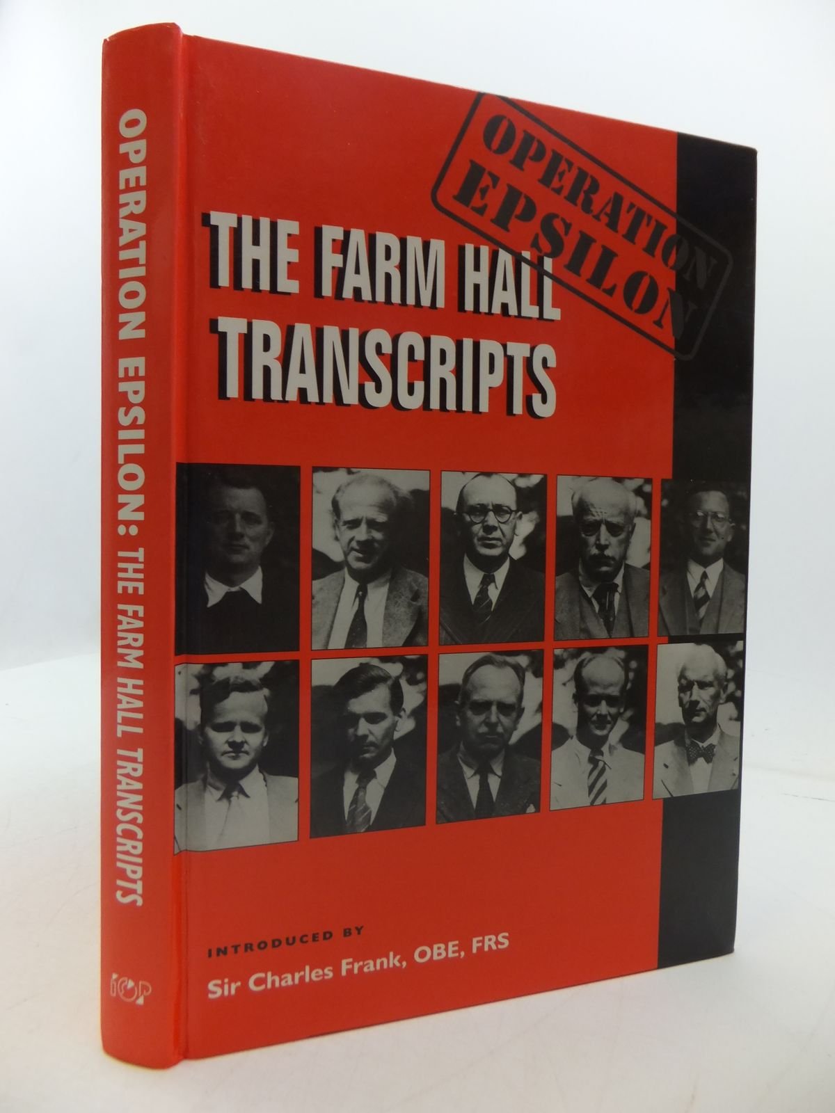 Operation Epsilon, The Farm Hall Transcripts: Amazon.co.uk: Frank, Sir ...