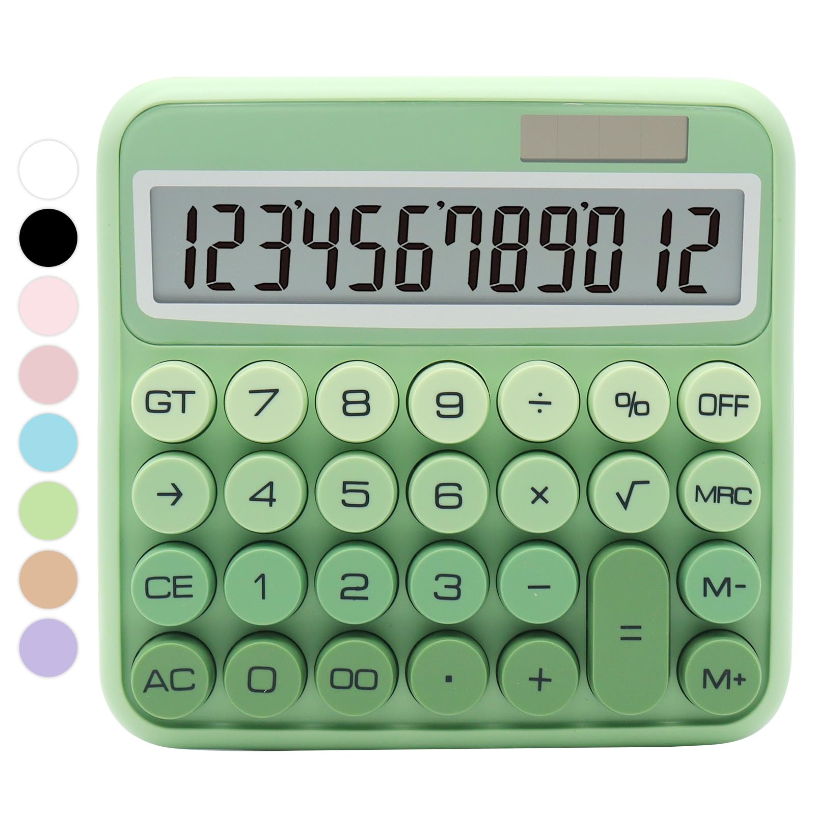 Gradient Green Calculator, UPIHO Standard Calculator 12 Digit with ...