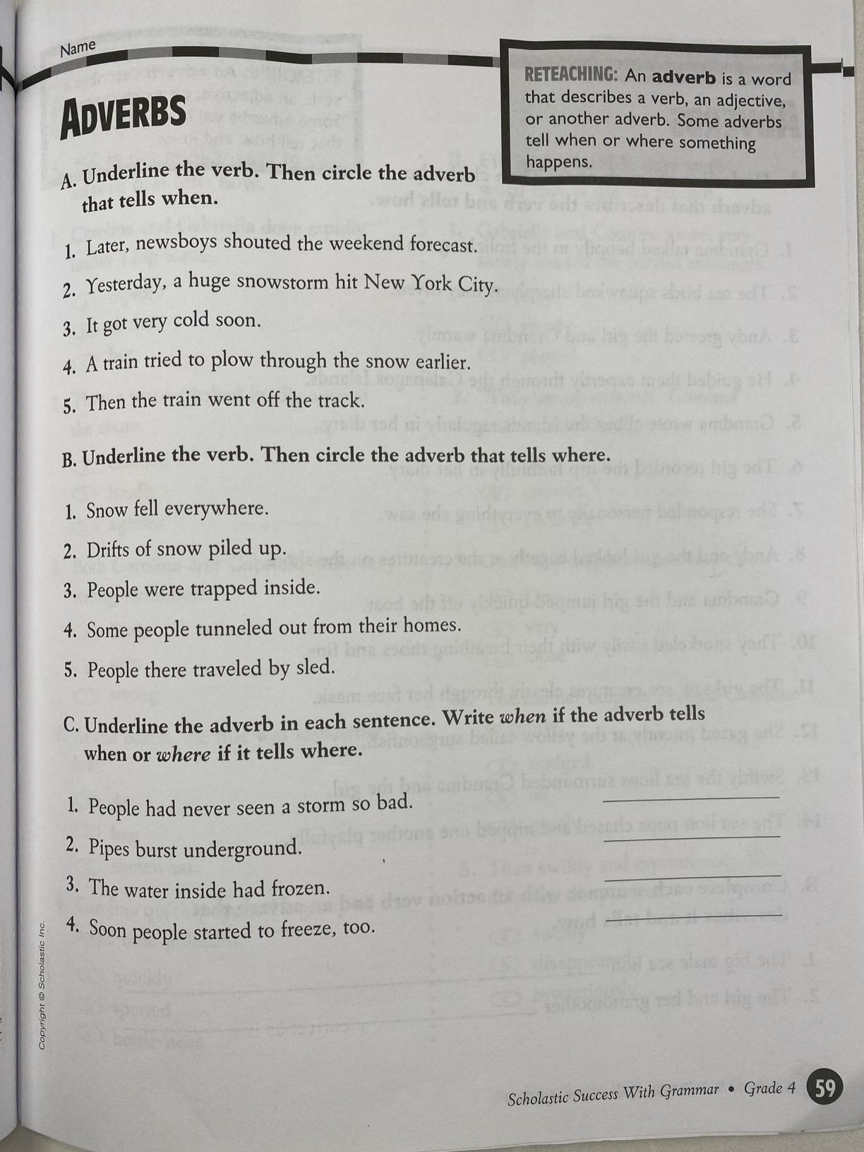 Amazon.com: Scholastic Success with Grammar Grade 4 Workbook ...