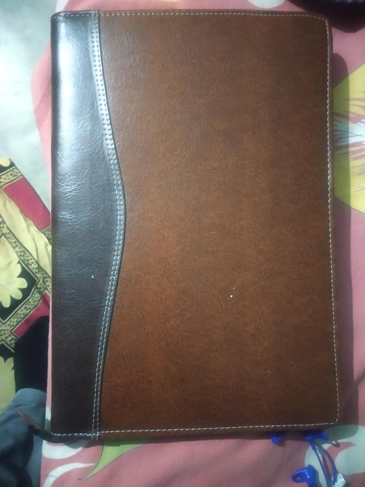 GreatDio® Leather Multipurpose 20 Leaf Files and Folders to Store A4 ...