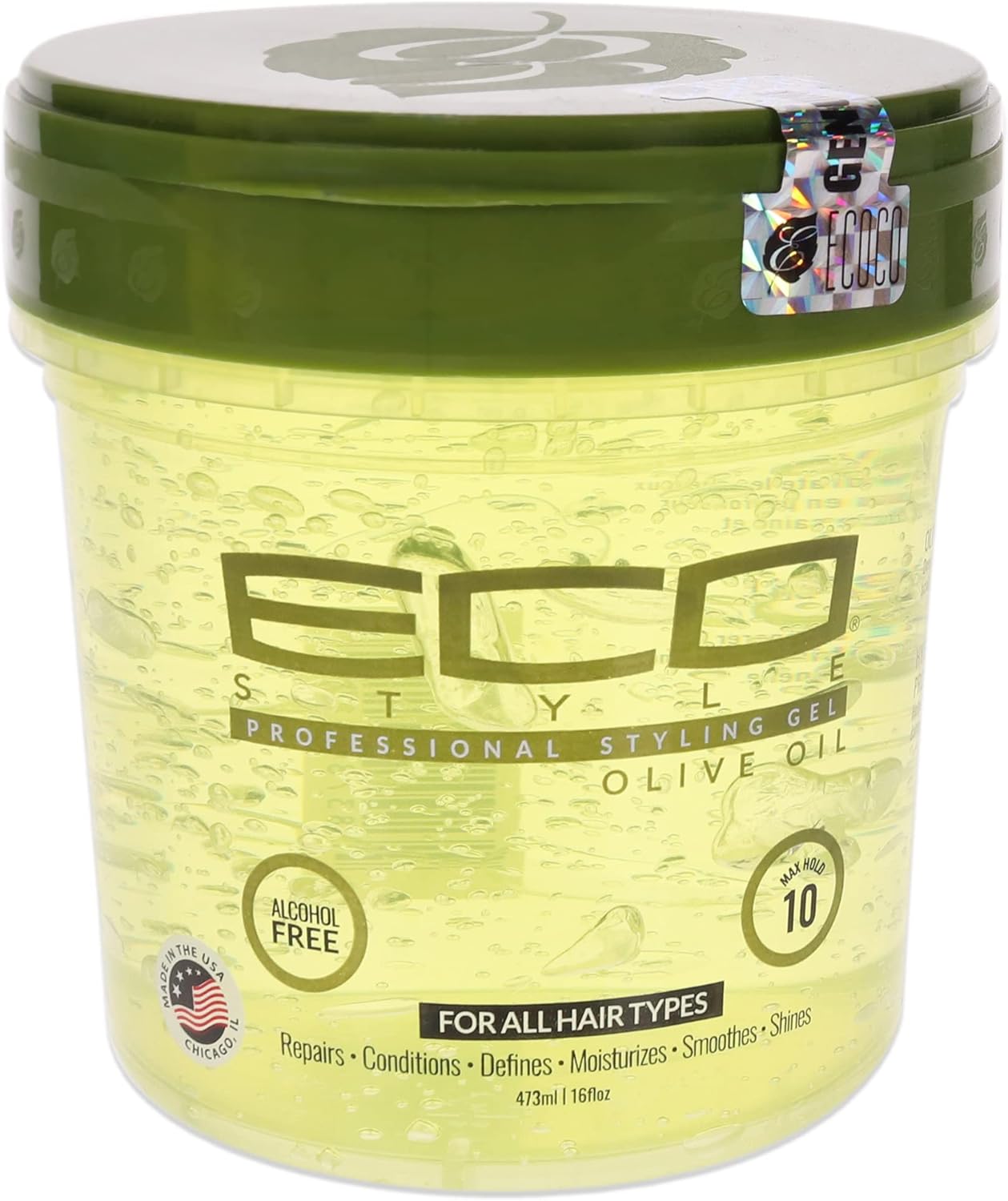 Eco Style Olive Oil Hair Styling Gel, 473 ml : Amazon.com.au: Beauty