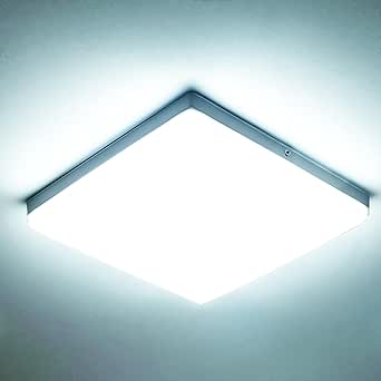 FTL LED Ceiling Light,36W Square Bathroom Ceiling Light 3500LM Bright ...