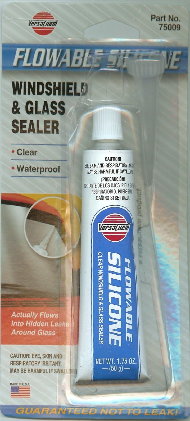 Amazon.com: Versachem 75009 Flowable Windshield Silicone - 1.5 oz ...