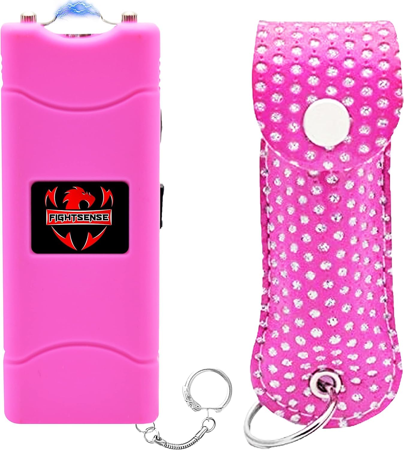 Buy FIGHTSENSEMini Stun Keychain & Pepper Spray Combo Pack for Self ...