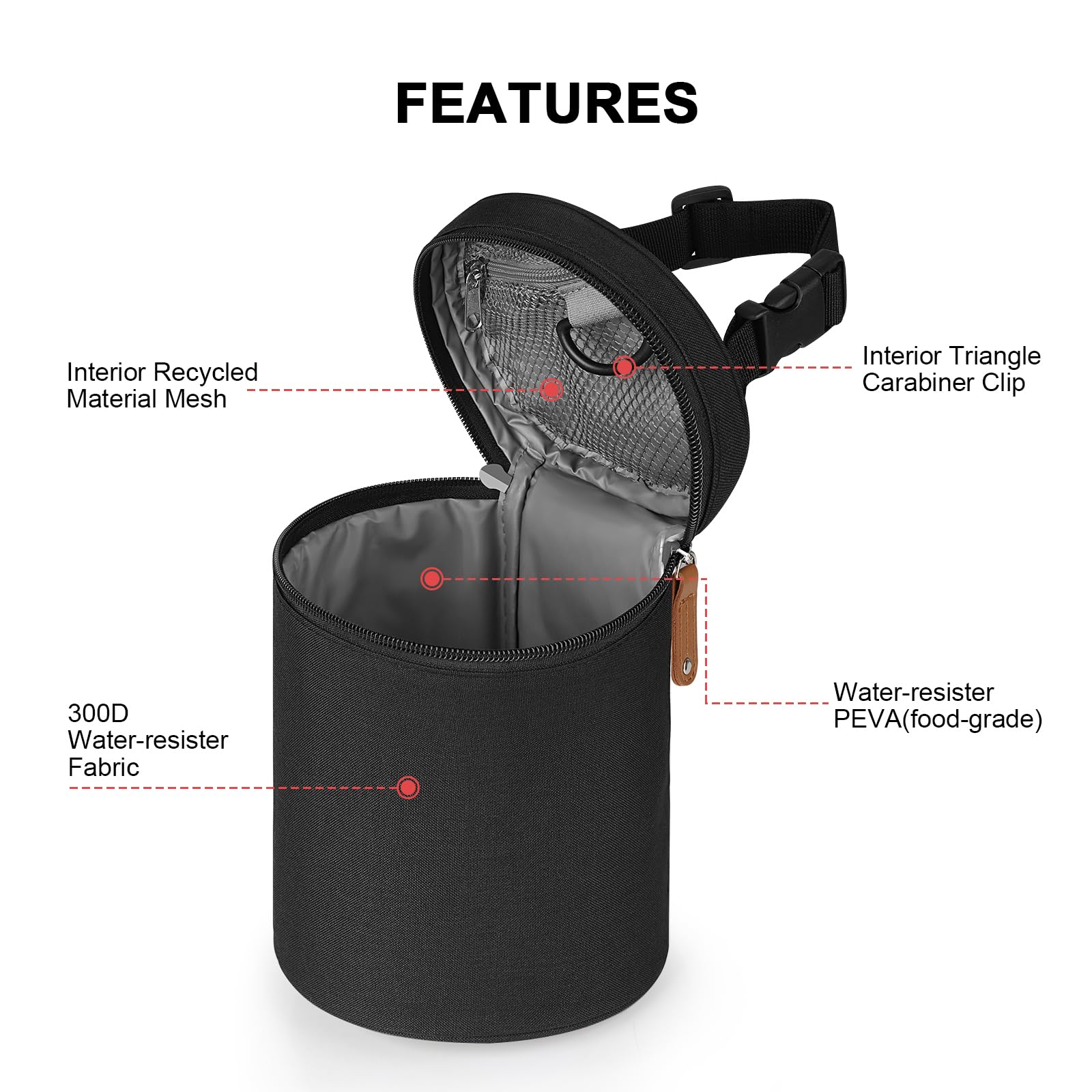 Snapklik.com : Breastmilk Cooler Bag, Insulated Baby Bottle Cooler Tote ...