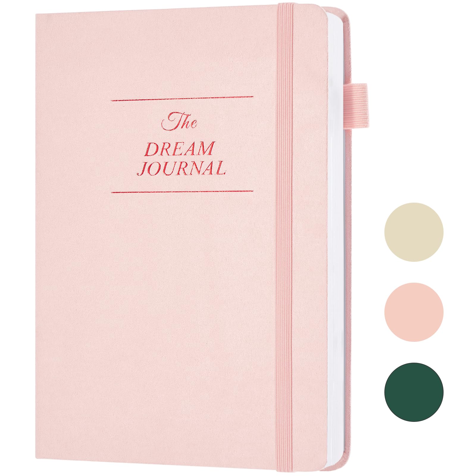 Amazon.com : JUBTIC Dream Journal – Hardcover Dream Notebook, Guided ...