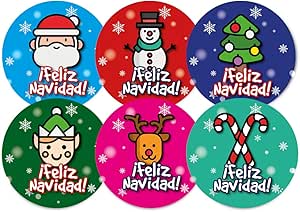 Amazon.com: SuperStickers Christmas Praise Stickers in Spanish for ...