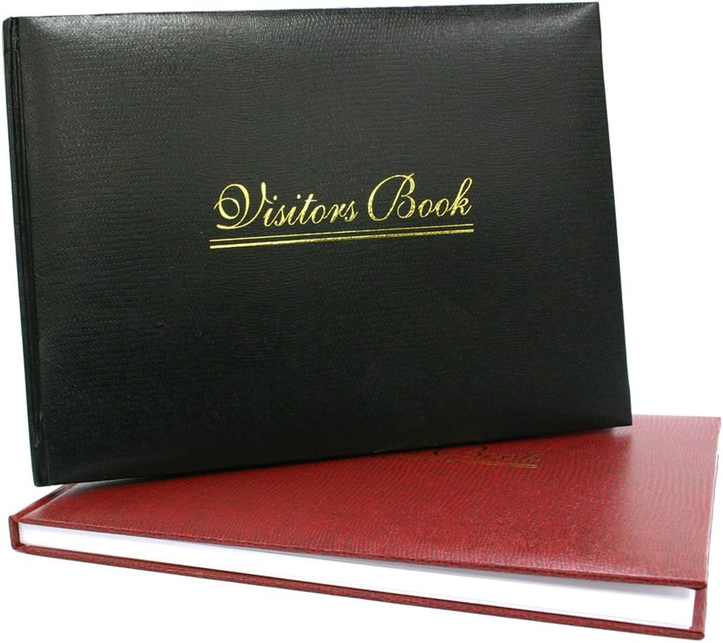 Tallon Visitors Book, Assorted Colours : Amazon.co.uk: Stationery ...