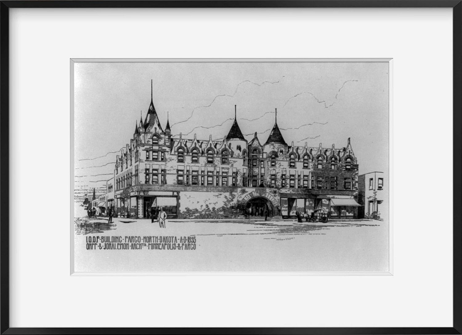 Amazon.com: INFINITE PHOTOGRAPHS Photo: I.O.O.F. Building,Fargo,North ...