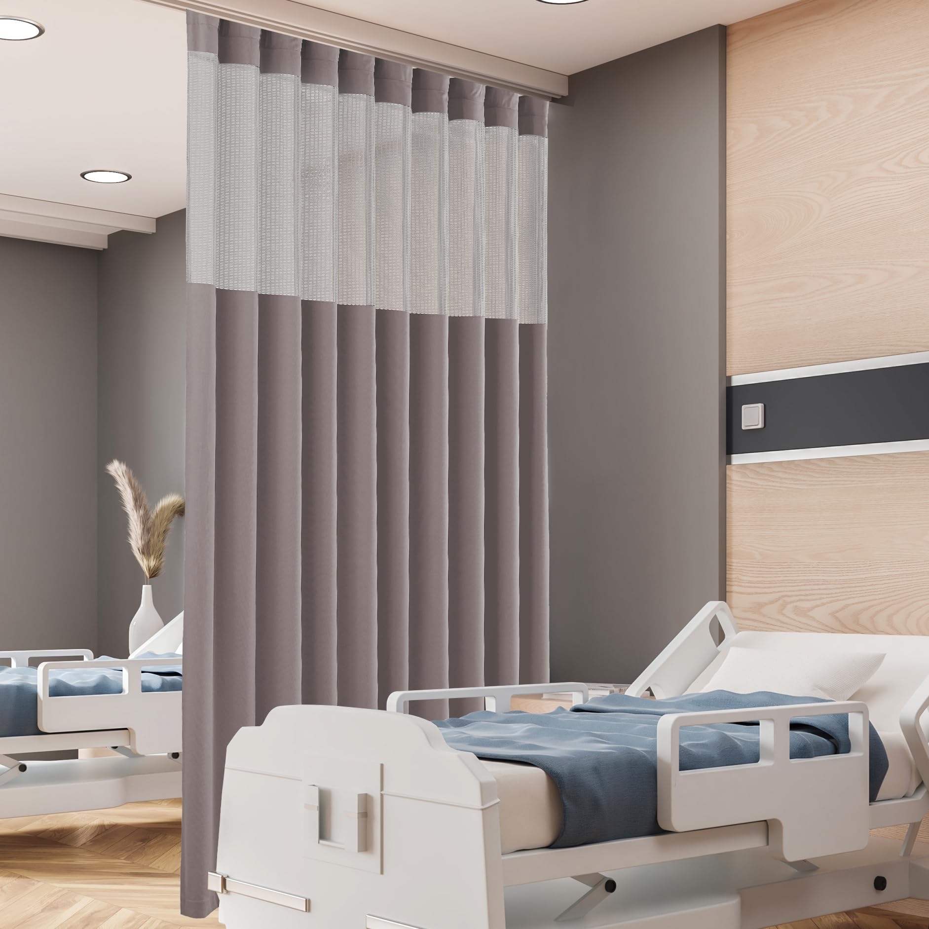 Amazon.com: KNEOQIT Flame Retardant Hospital Curtains Room Divider with ...