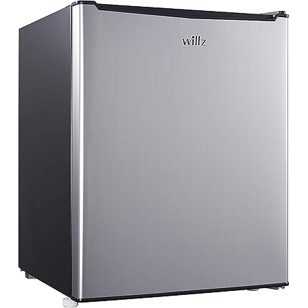 Amazon.com: 2.7 cubic foot stainless look compact dorm refrigerator ...