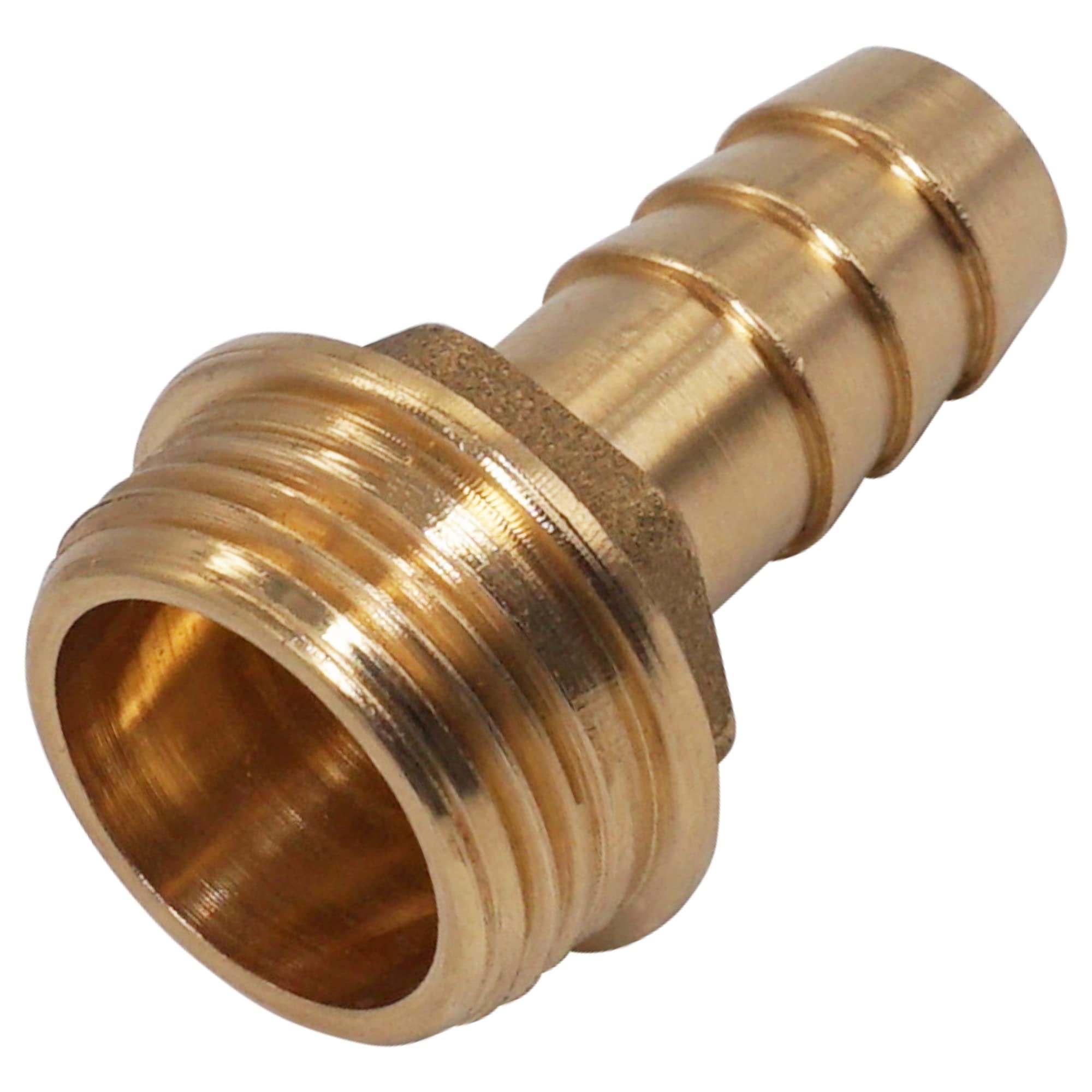 SKIR’CO 1 pc Male Thread Barb Brass Fitting 3/4″ x 16 mm, Hose Barbed ...