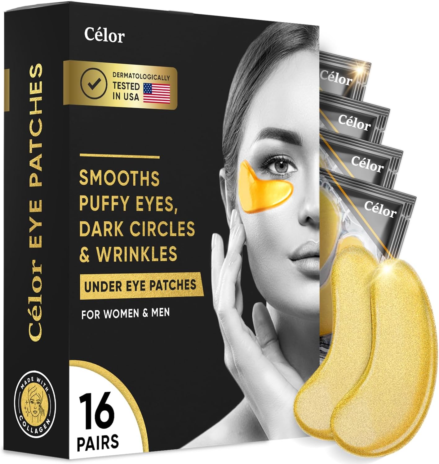 Amazon.com : Aero Zen Brightening Eye Masks (30 Pairs)-Drmtlgy Eye ...